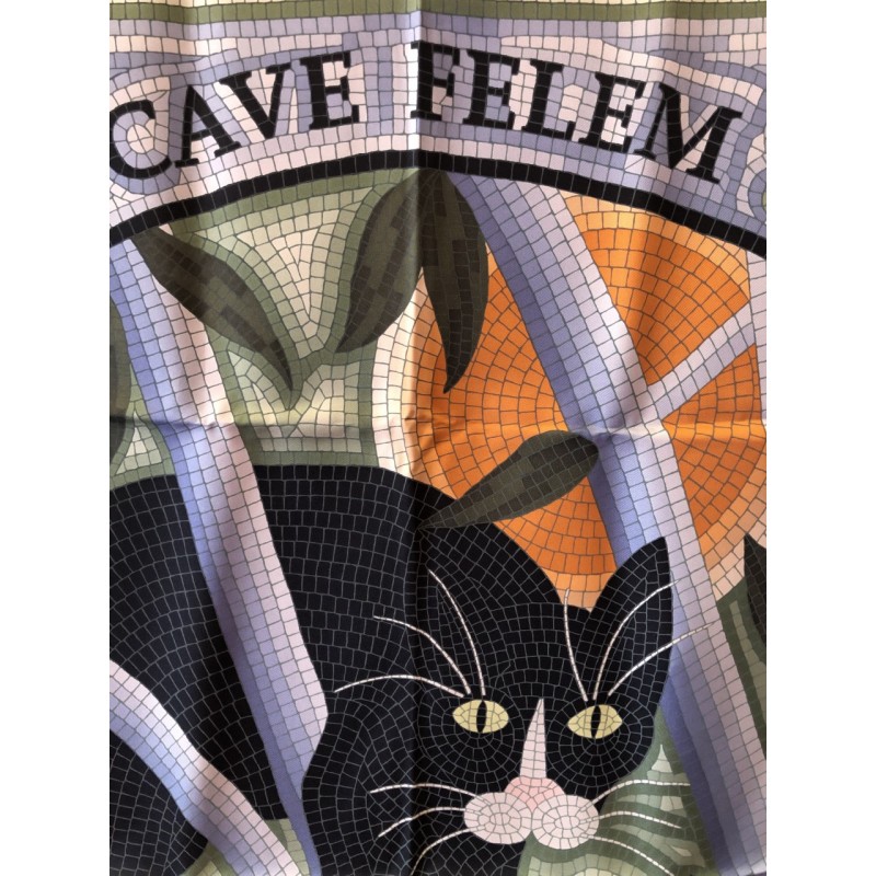 Carré foulard Hermès Cave Felem
